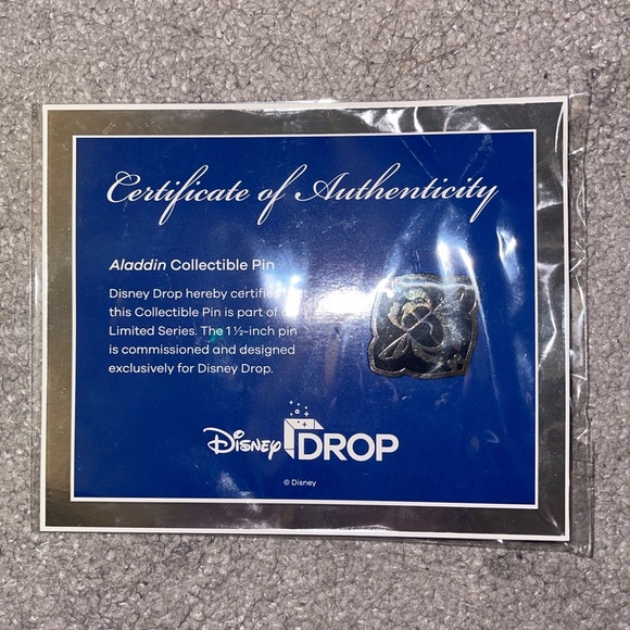 Disney | Other | Disney Drop Aladdin Collectible Pin 5 | Poshmark